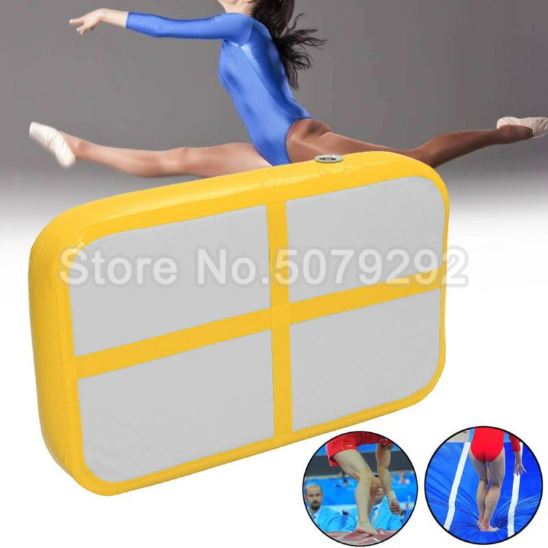 Mini Inflatable Gymnastics Mat Air Track Block For Cheerleading ...