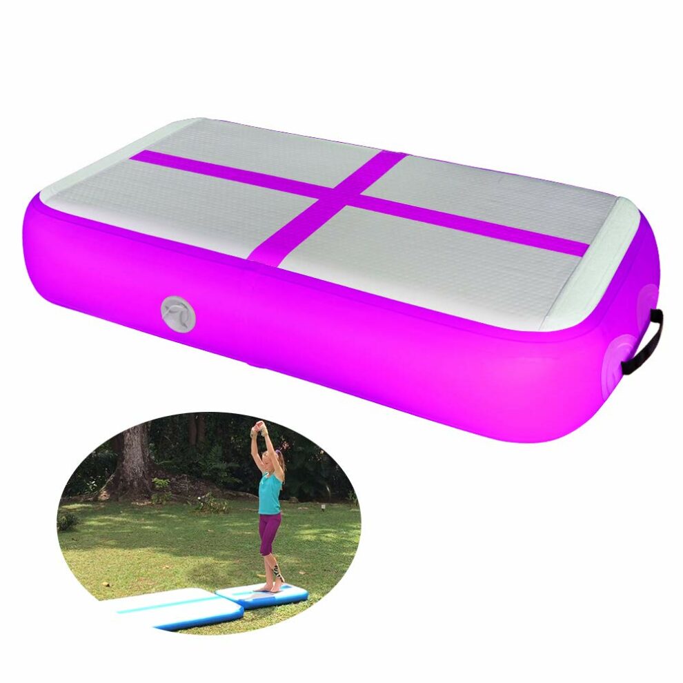 Mini Inflatable Gymnastics Mat Air Track Block For Cheerleading ...