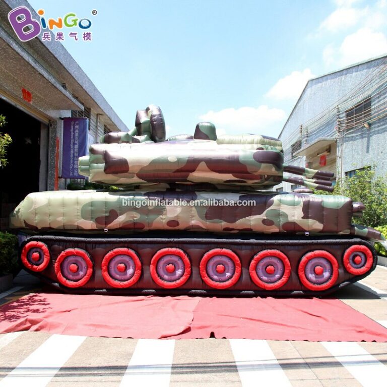 Custom Military Inflatable Radar Tank Model 3×6 5×3 6mh Display ...