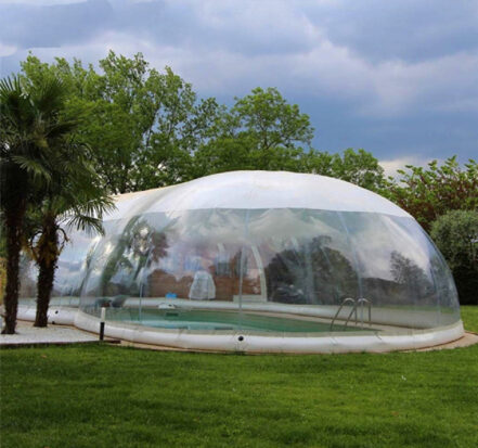 Transparent Bubble Tent Cover For Inflatable Swimming Pools ...