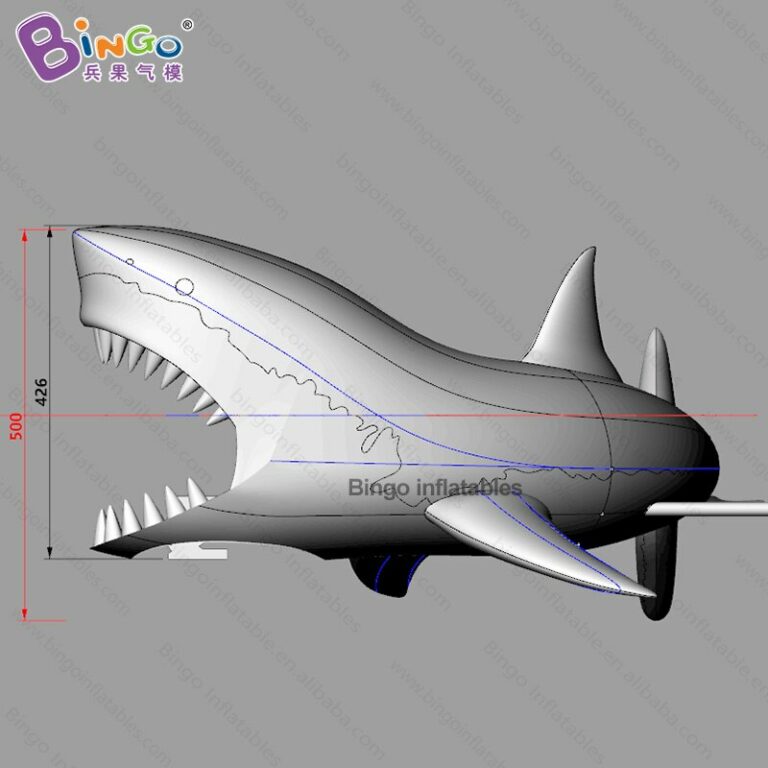 12x8m Giant Inflatable Shark Toy Ocean Theme Outdoor Decoration Tools ...