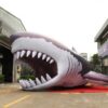 12x8m Giant Inflatable Shark Toy Ocean Theme Outdoor Decoration Tools ...