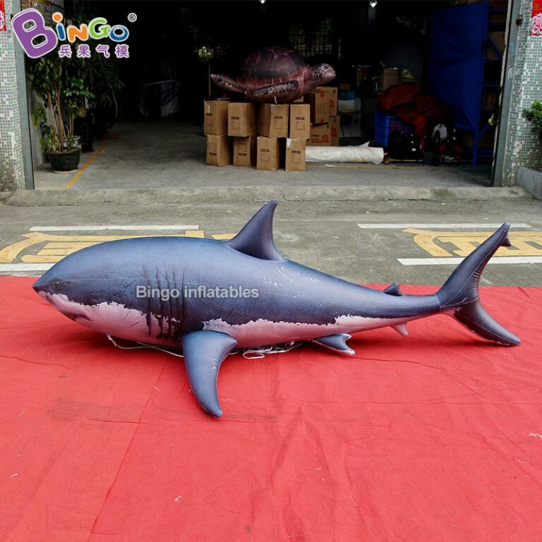 Shark Inflatable Pool Float Toy 25m Long Ideal For Poolside Decorations ...