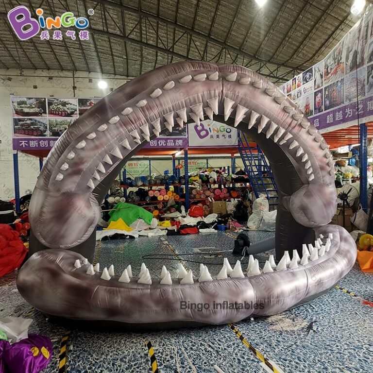 Giant Shark Inflatable Toy With Realistic Mouth Ocean Themed Party ...