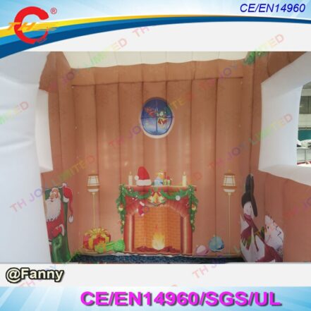 3x3m Santa Claus Inflatable Grotto Tent For Outdoor Christmas ...