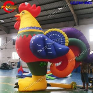 Giant 4mh Inflatable Chicken Air Balloon For Outdoor Advertising ...