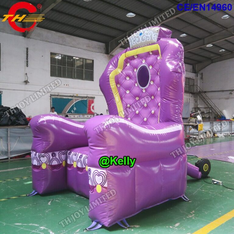 Inflatable Giant Throne Chair Purple Queen Sofa Balloon For Parties ...