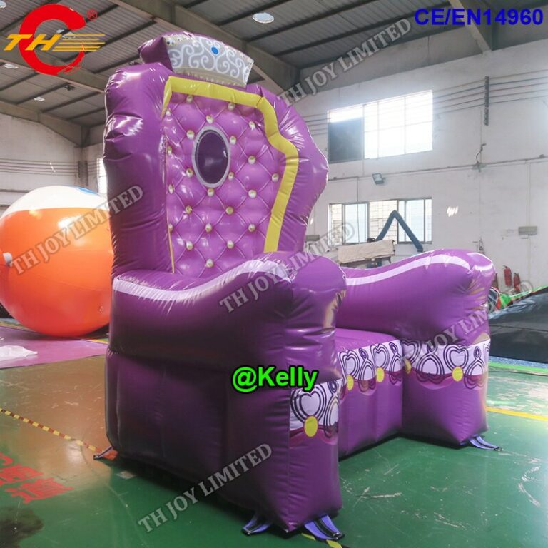 Inflatable Giant Throne Chair Purple Queen Sofa Balloon For Parties ...