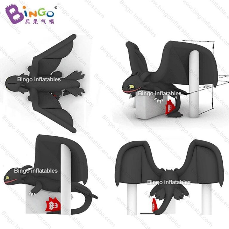 Large Customizable Toothless Dragon Inflatable Toy For Outdoor Fun ...