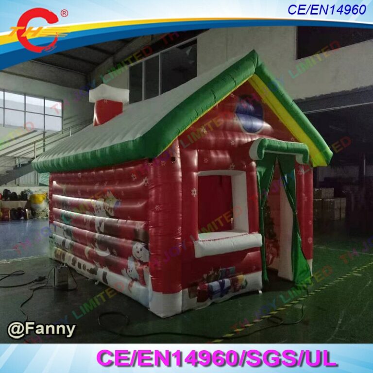 Commercial Grade Inflatable Led Christmas House For Santas Grotto ...