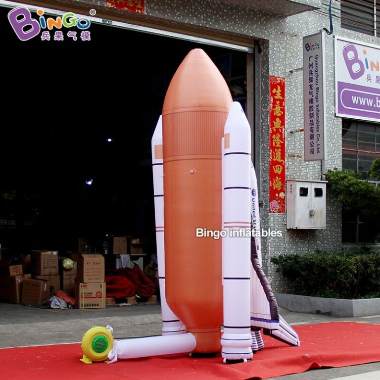 3mh Giant Inflatable Rocket Balloon For Aviation Events Advertising ...