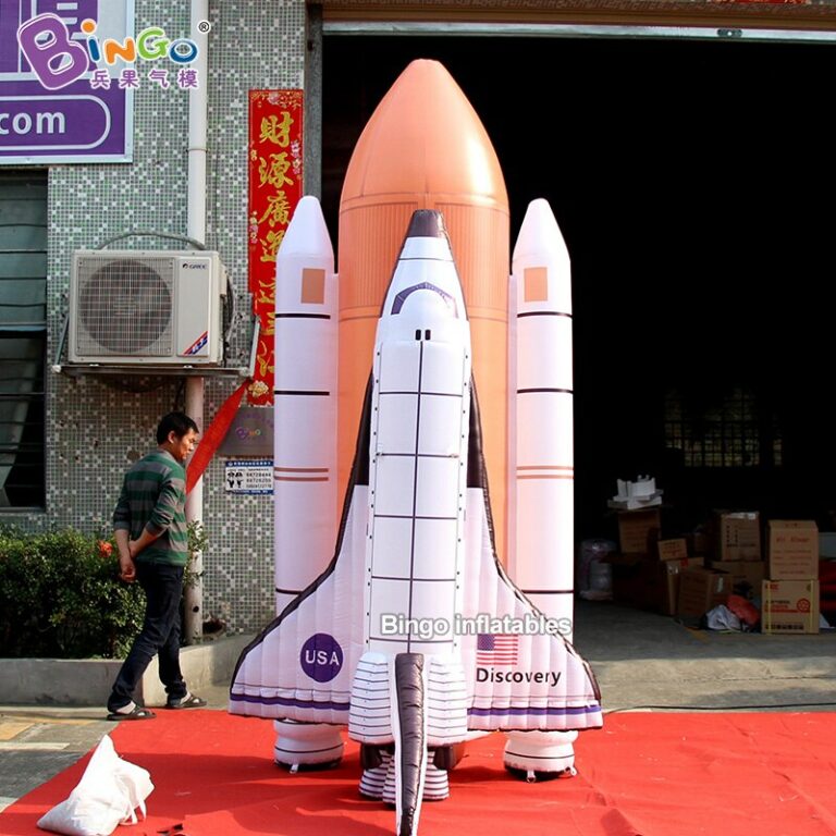 3mh Giant Inflatable Rocket Balloon For Aviation Events Advertising ...