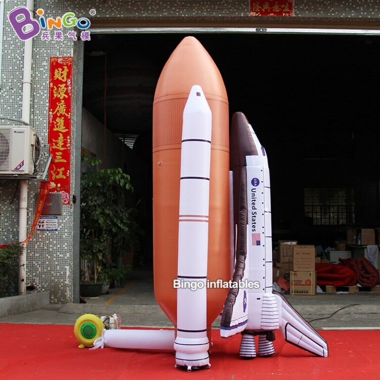 3mh Giant Inflatable Rocket Balloon For Aviation Events Advertising ...