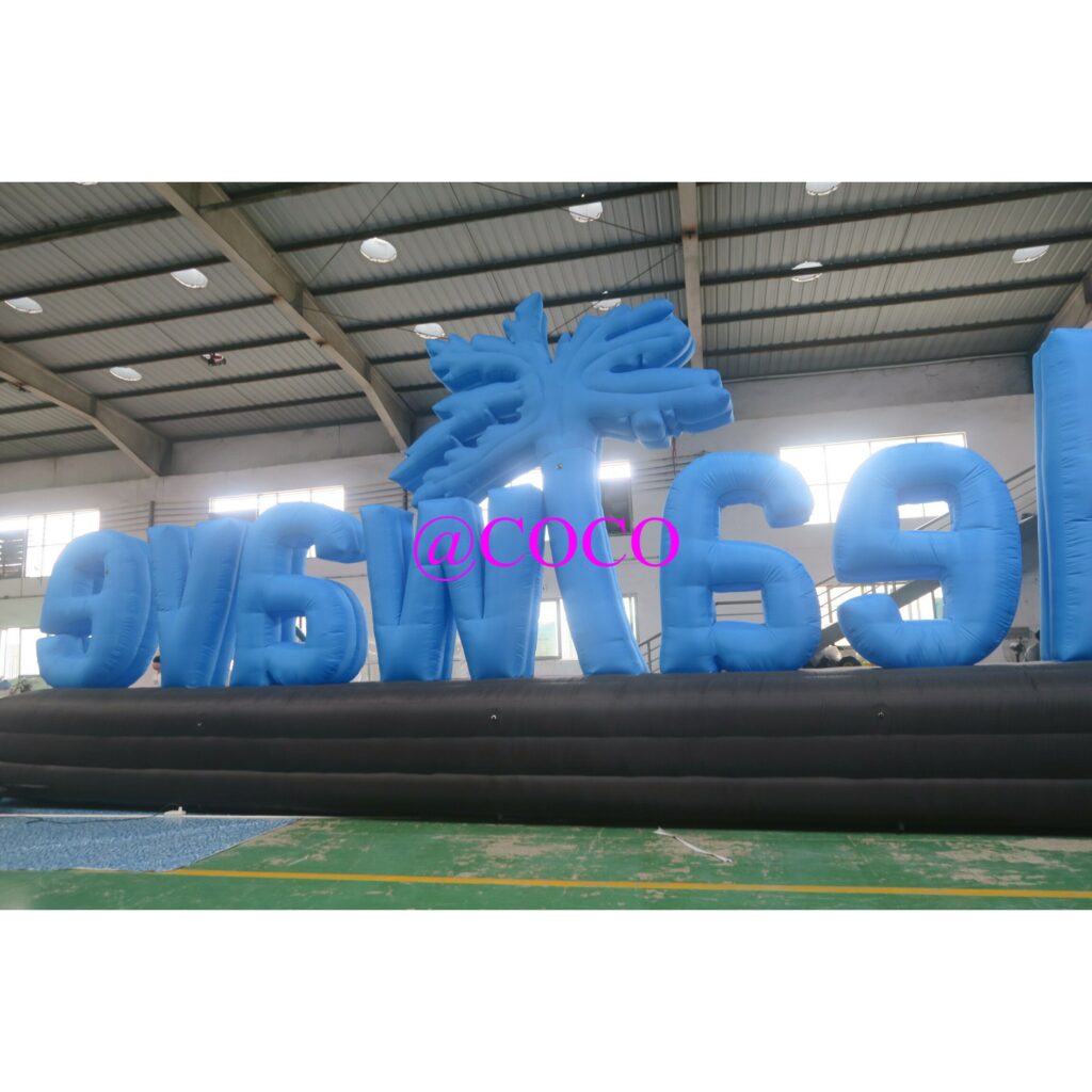 Custom Outdoor Giant Inflatable Advertising Billboard With Logo Sign ...