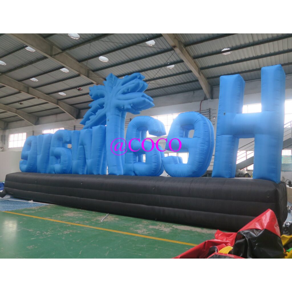 Custom Outdoor Giant Inflatable Advertising Billboard With Logo Sign ...
