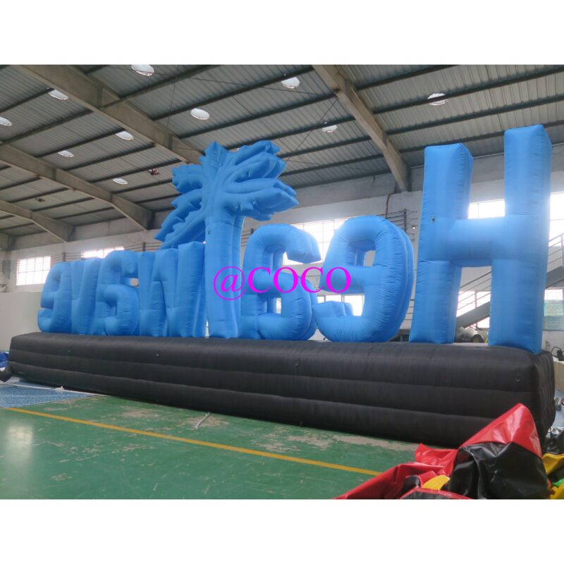 Custom Outdoor Giant Inflatable Advertising Billboard With Logo Sign ...