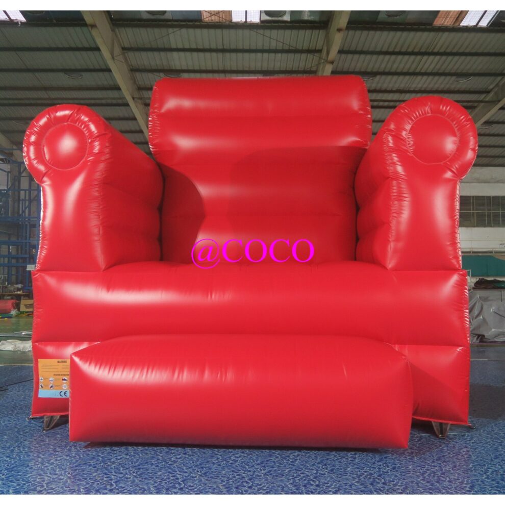 Giant Inflatable Throne Bouncer King Chair For Party Door To Door ...
