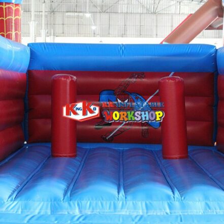 Super Spider Man Inflatable Bouncer Trampoline For Kids Fun Play ...