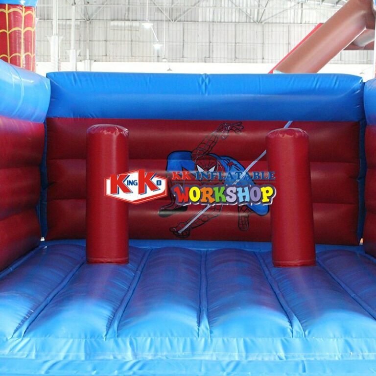 Super Spider Man Inflatable Bouncer Trampoline For Kids Fun Play ...