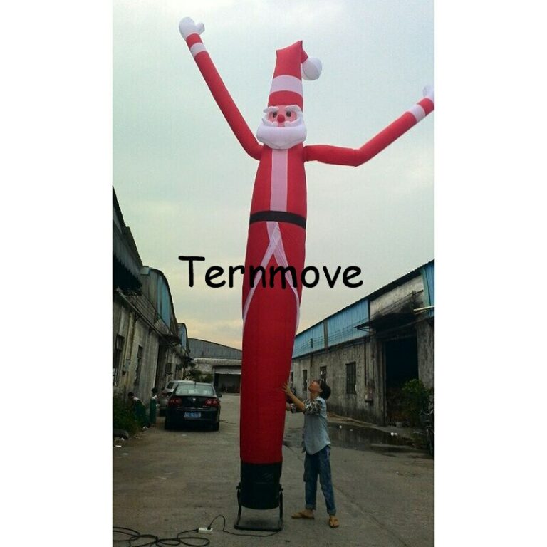 Santa Air Dancer Inflatable Outdoor Christmas Wedding Sky Decoration ...