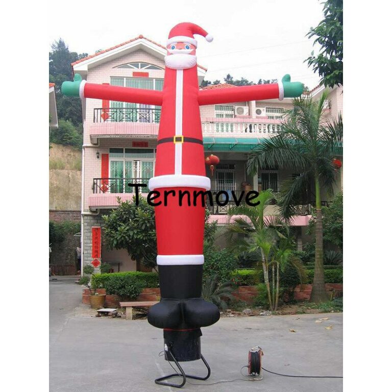 Santa Air Dancer Inflatable Outdoor Christmas Wedding Sky Decoration ...