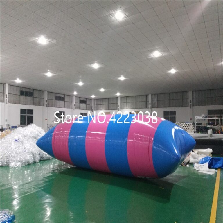 6x2m Inflatable Water Blob Jump Pillow Trampoline With Pump For Outdoor ...