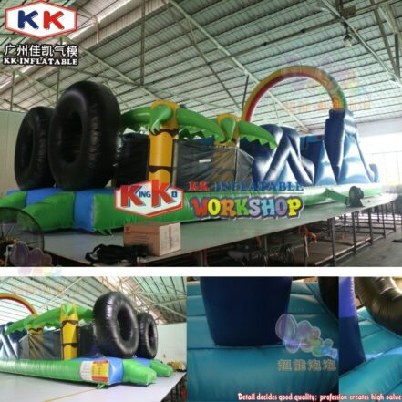 Adult Giant Inflatable Coco Tree Theme Obstacle Race Course Game ...
