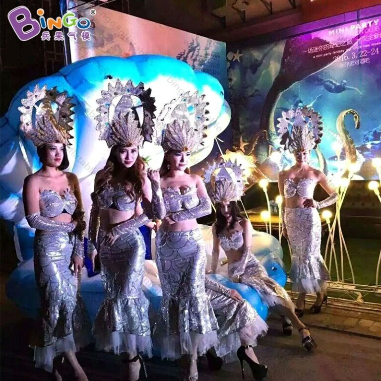 Large 8ft Inflatable Seashell Display Air Blown Clam Shell Pool Toy ...