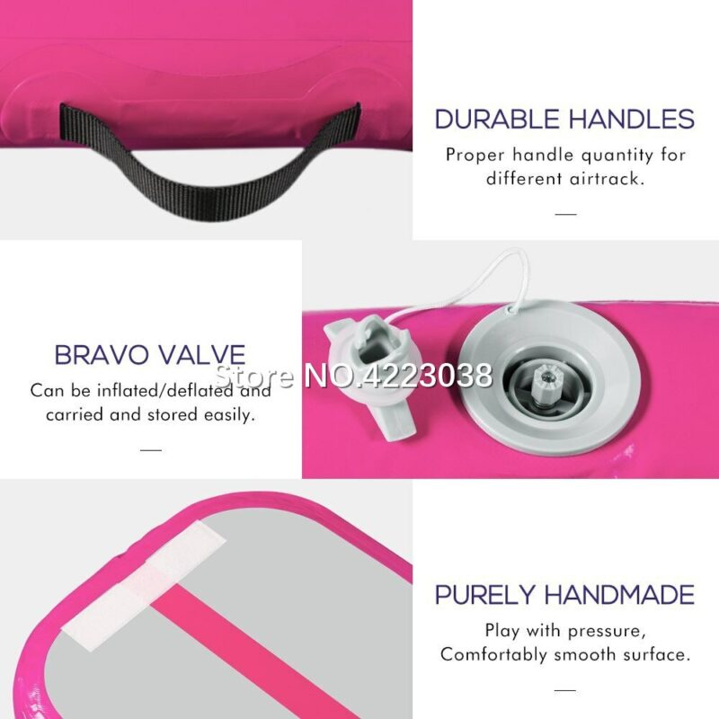 Inflatable Gymnastics Air Track Set With Roller Pump Water Trampoline ...