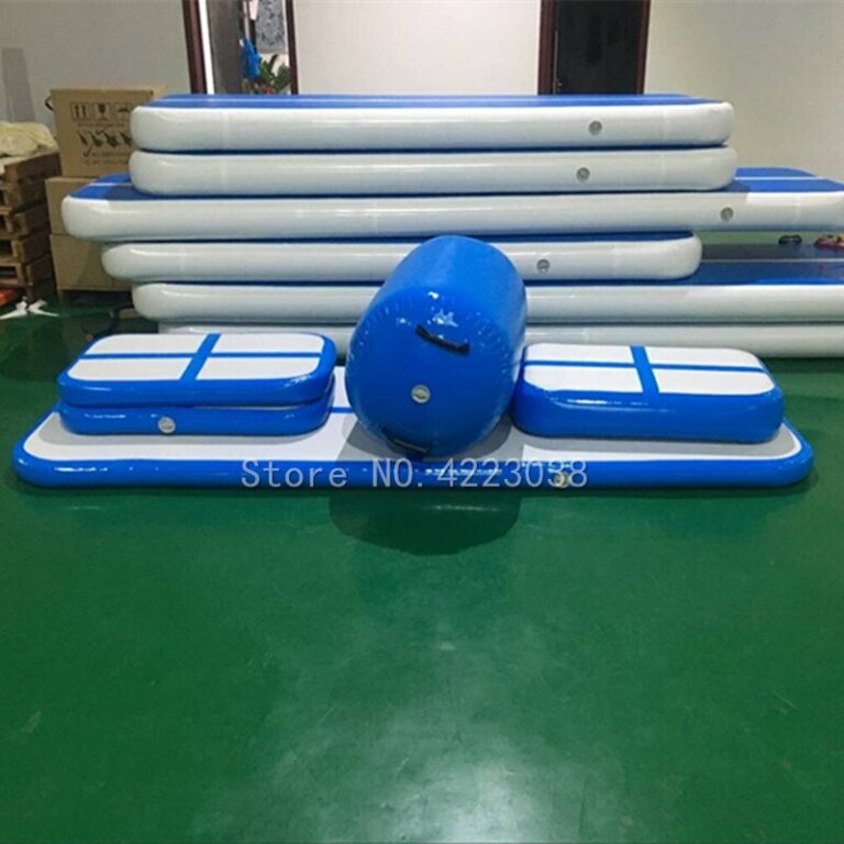 Inflatable Gymnastics Air Track Set With Roller Pump Water Trampoline ...