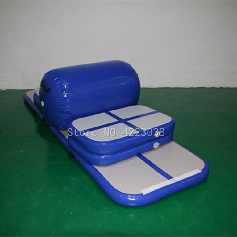 Inflatable Gymnastics Air Track Set With Roller Pump Water Trampoline ...