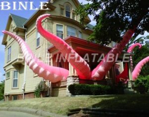 Giant Pink Inflatable Octopus Tentacles Novel Party Decor For ...