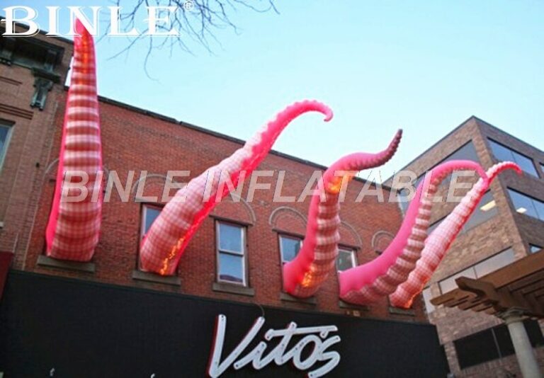 Giant Pink Inflatable Octopus Tentacles Novel Party Decor For ...