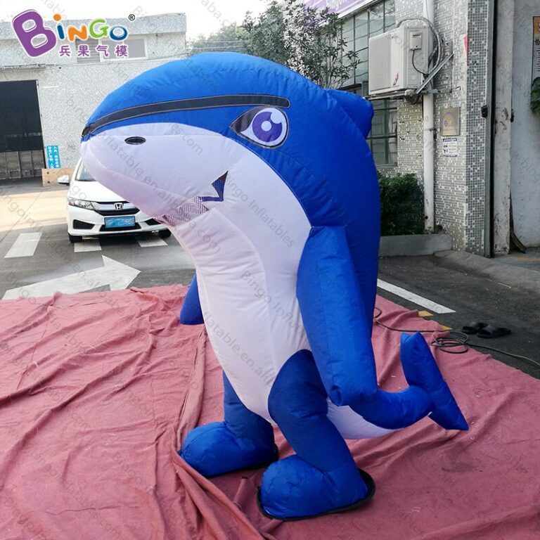 Customizable 18m High Inflatable Shark Costume Unique Mascot Toys ...