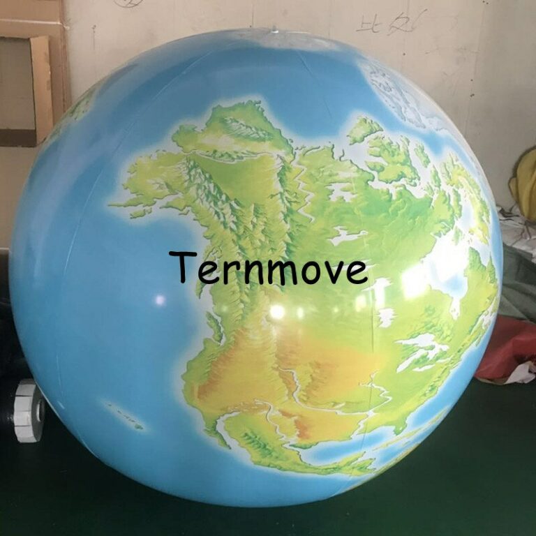 Ecofriendly Giant Inflatable Earth Globe Ball For Advertising Education ...
