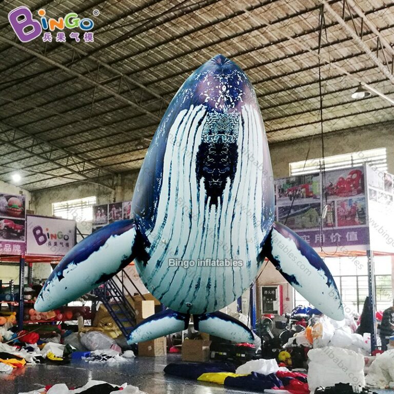 20ft Giant Blue Whale Outdoor Inflatable Toy 6m Pvc Airtight Sealed ...