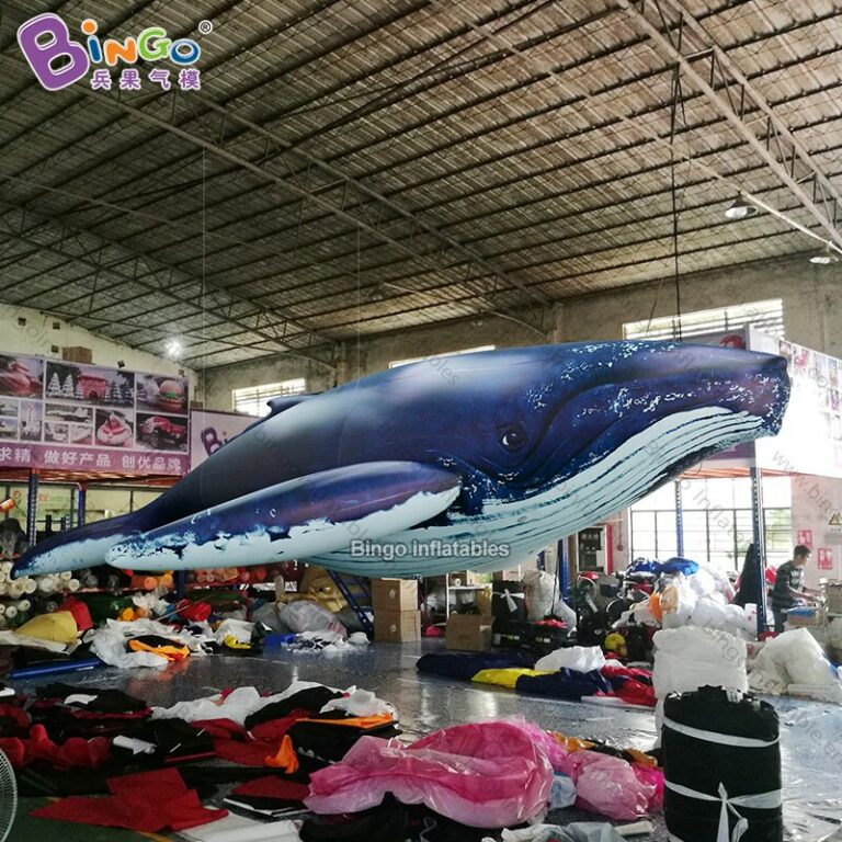 20ft Giant Blue Whale Outdoor Inflatable Toy 6m Pvc Airtight Sealed ...