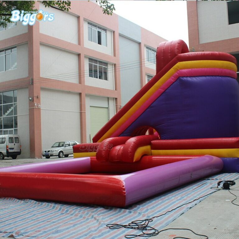 Kids Inflatable Pvc Water Slide And Pool Combo For Outdoor Fun ...