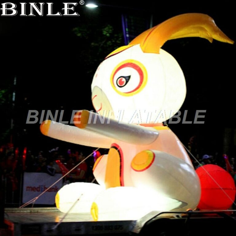 Easter Parade Giant Inflatable Bunny With Super Bright Led Lights ...