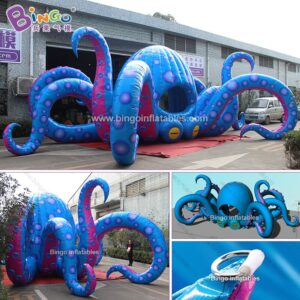 Personalized 12×4 Meters Pvc Giant Inflatable Octopus For Dj Show Large ...