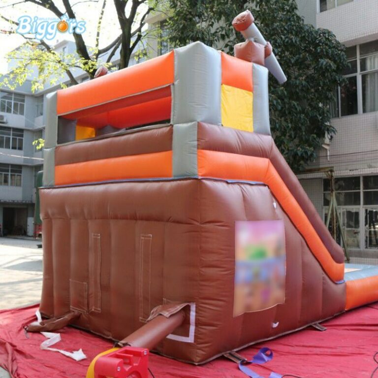 Commercial Grade Inflatable Water Slide Punctureproof With Durable Pool ...