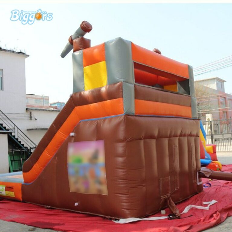 Commercial Grade Inflatable Water Slide Punctureproof With Durable Pool ...