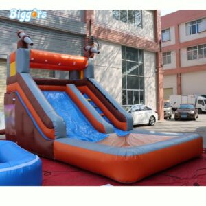 Commercial Grade Inflatable Water Slide Punctureproof With Durable Pool ...