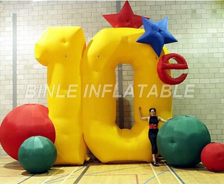 Led Illuminated Giant Inflatable Custom Alphabet Number Party ...