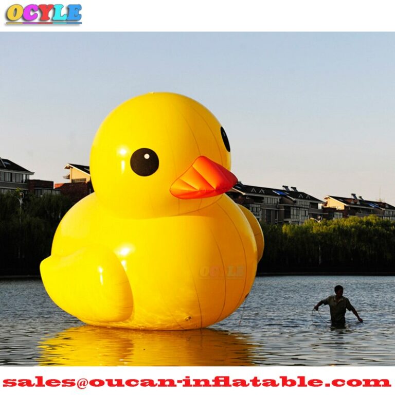 Giant 3m Height Inflatable Duck Pool Toy 09mm Pvc Ocyle - WeFlatables ...