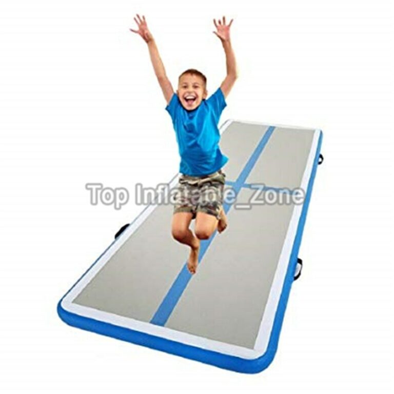 4x1m Home Gymnastics Inflatable Tumbling Track Mat With Air Pump ...