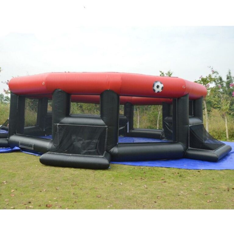 Inflatable Soccer Field With Goals Air Blower For Team Match Games ...