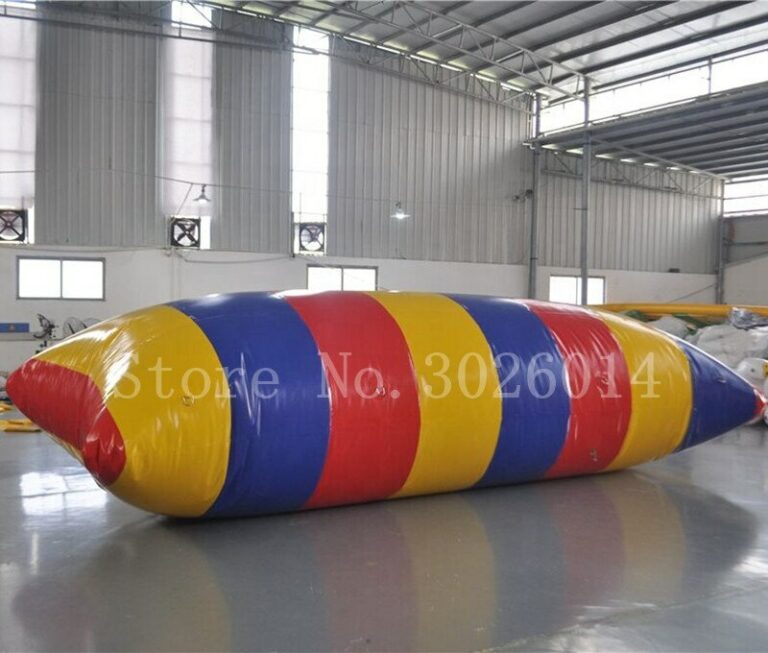 Pvc Inflatable Water Trampoline 6x2m Jumping Blob Bounce Bag ...
