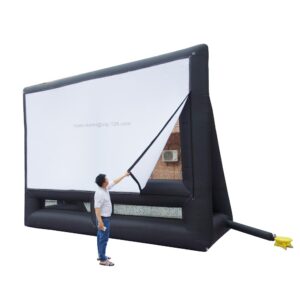 Portable Outdoor Inflatable 169 Movie Screen With Removable Cloth 54m ...
