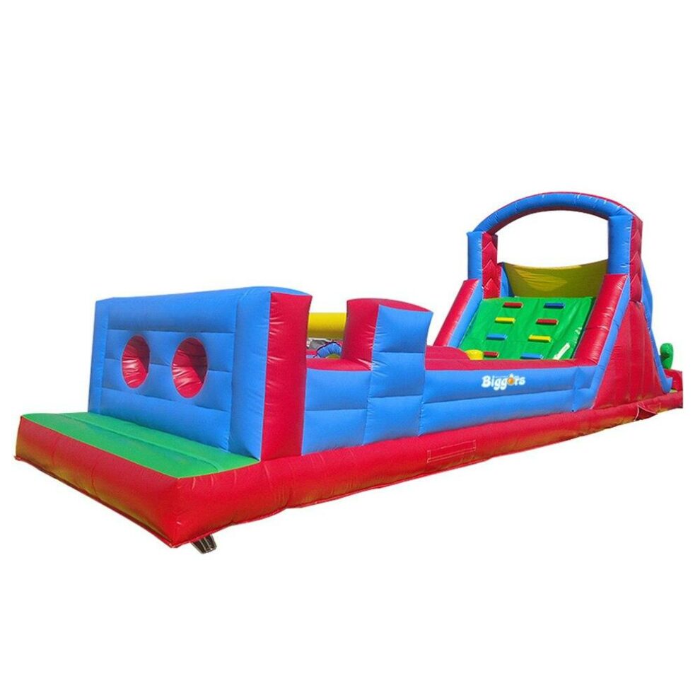 Kids Inflatable Bouncy Castle Combo Slide Obstacle Course Durable Pvc ...